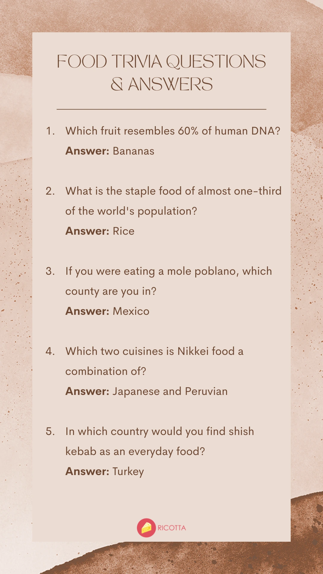 The Ultimate Food Trivia Questions And Answers 2023 The Ultimate Food Trivia Questions And Answers 2023